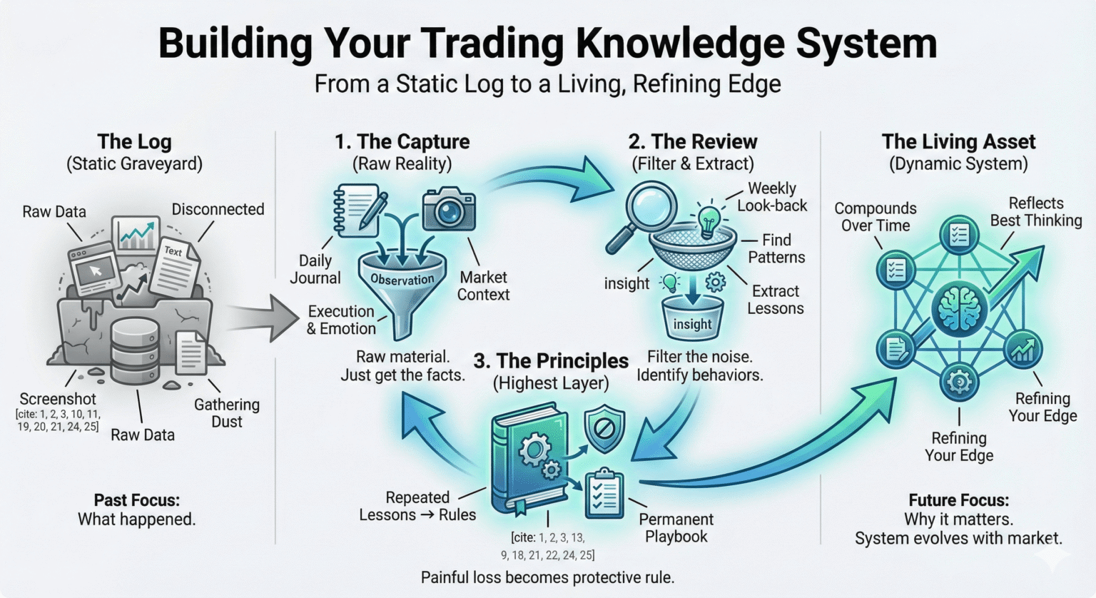 From Trading Journal to Knowledge System: How to Refine Your Edge